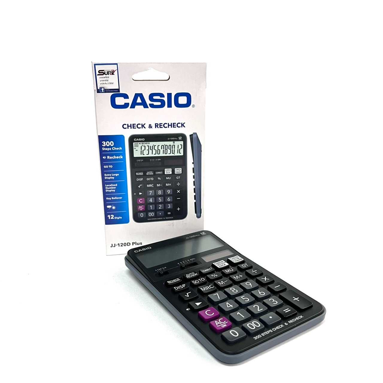เครื่องคิดเลข Casio JJ-120D Plus | LINE SHOPPING
