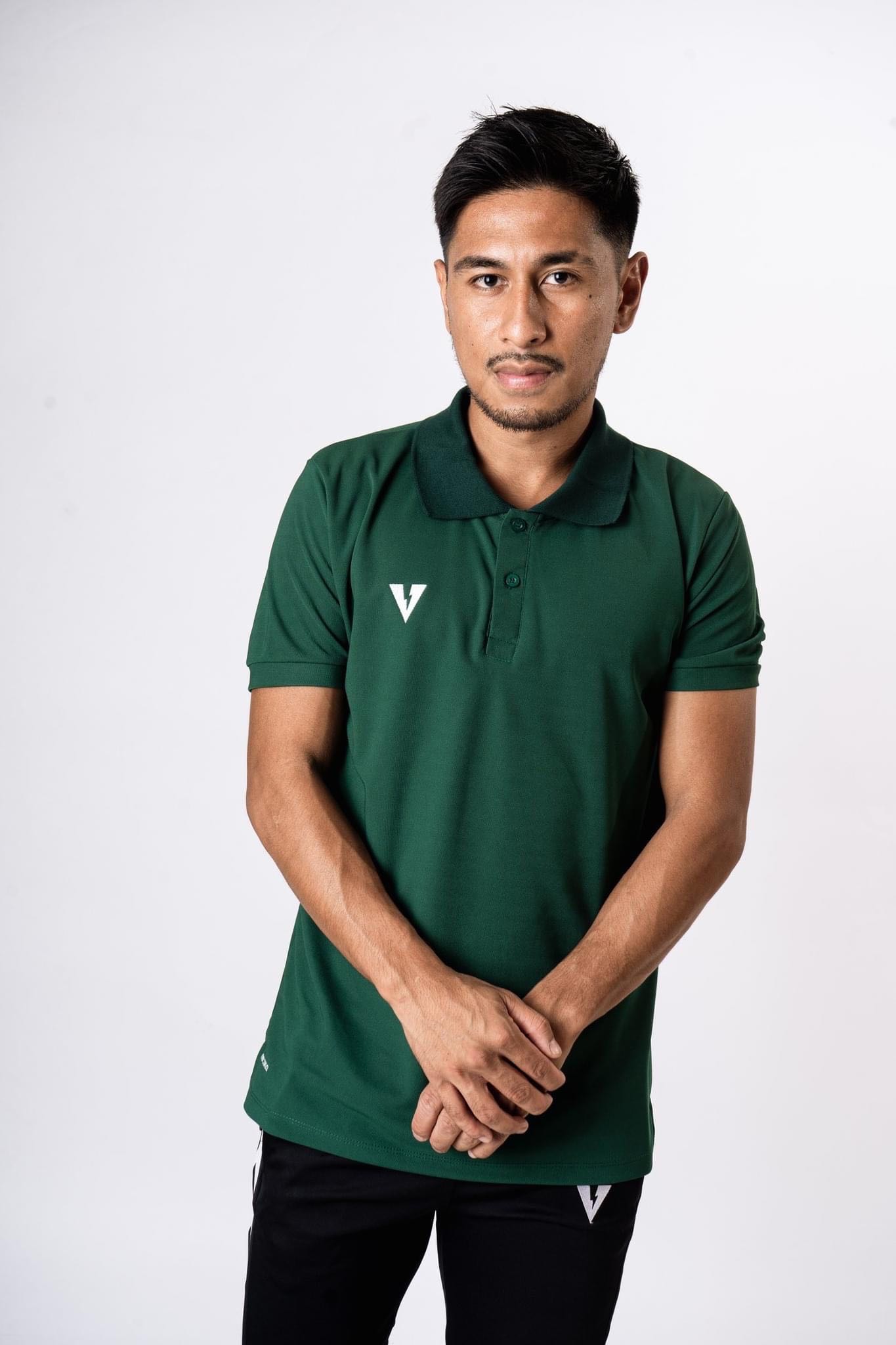 VOLT ASTRO 001 POLO SHIRTS GREEN เสื้อโปโล คอปก ทำงาน สีเขียวเข้ม ...