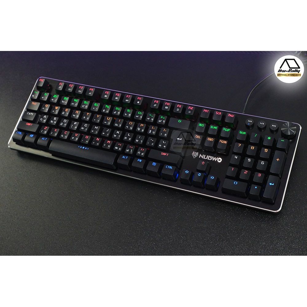 สินค้ามาใหม่‼ Nubwo Nk34 FLICKER Mechanical Keyboard Blue Switch ...
