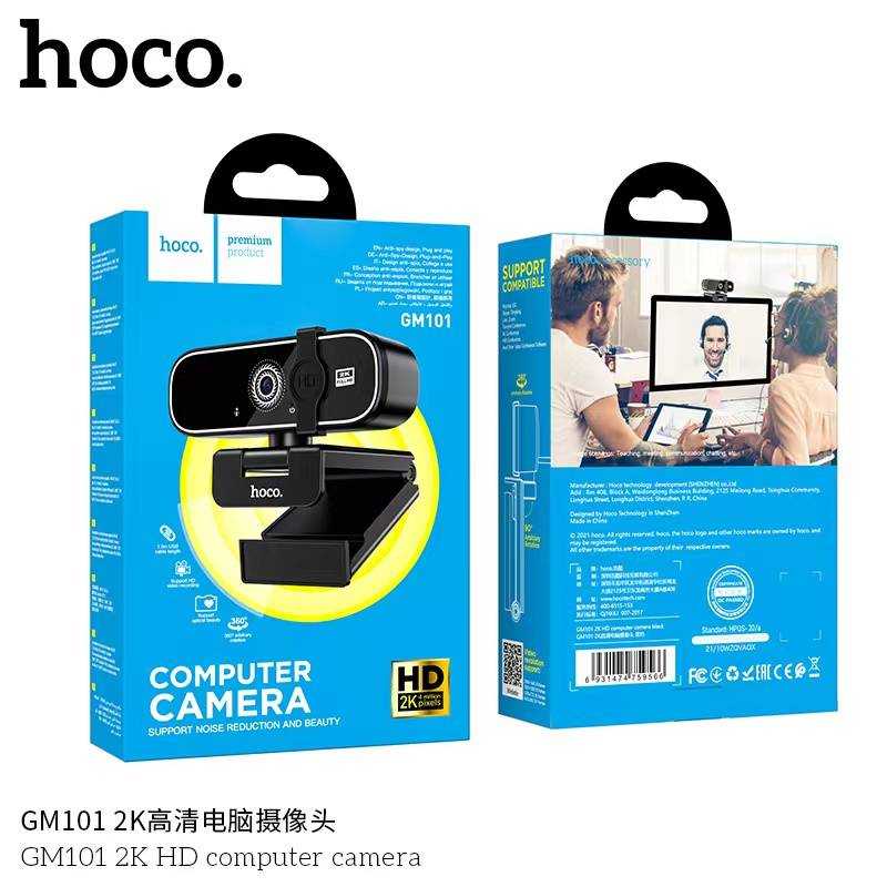 Hoco GM101 - Webcam 2K HD Computer Camera Black | LINE SHOPPING