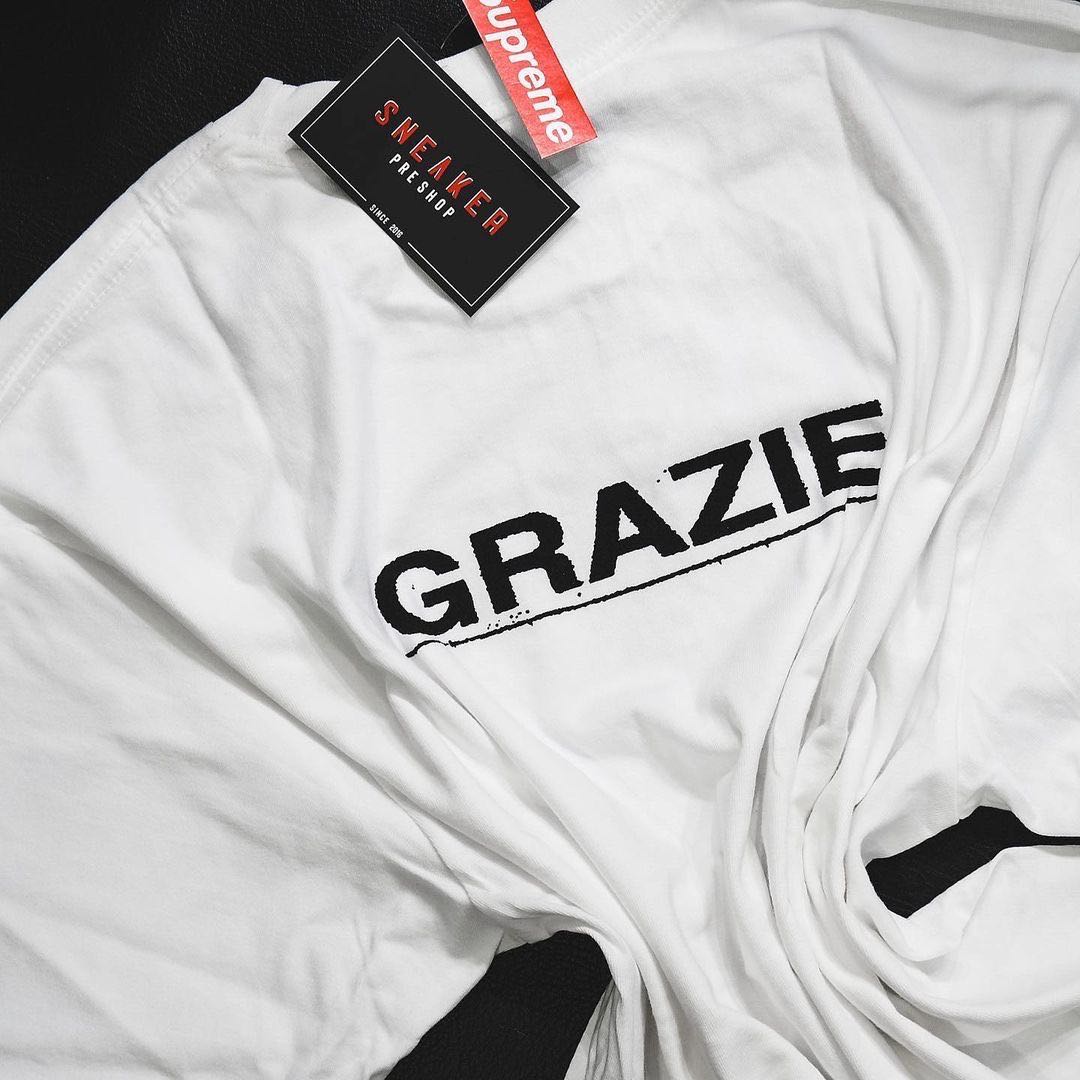 Supreme Milan Box Logo White Tee | LINE SHOPPING