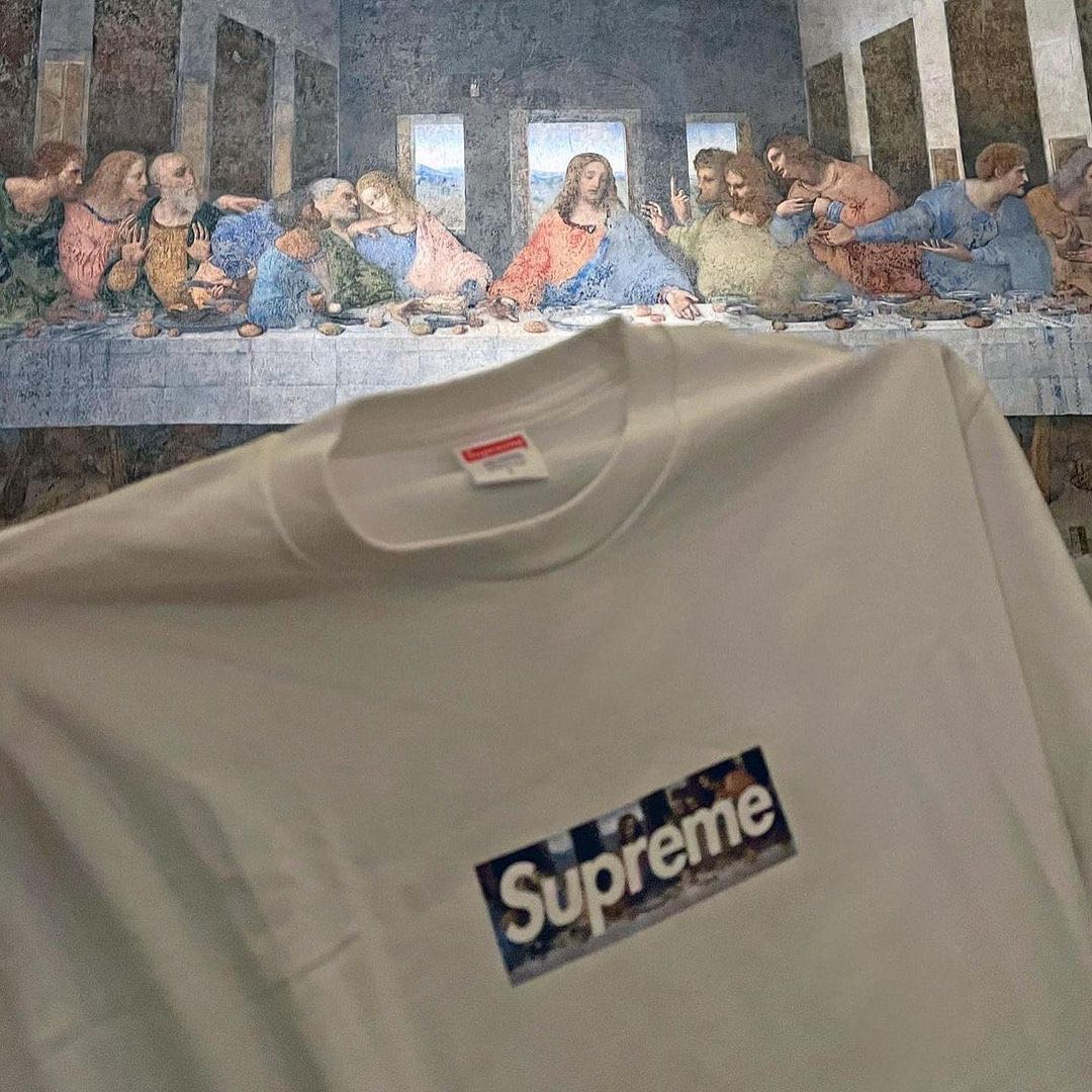 Supreme Milan Box Logo White Tee | LINE SHOPPING
