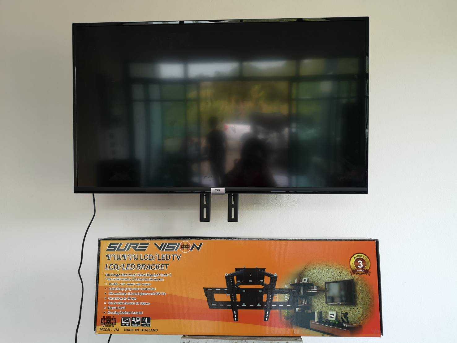 Sure Vision ขาแขวนทีวี ขนาด 32″- 50″ รุ่น V5 (ปรับหมุนซ้ายขวาได้ ปรับ ...