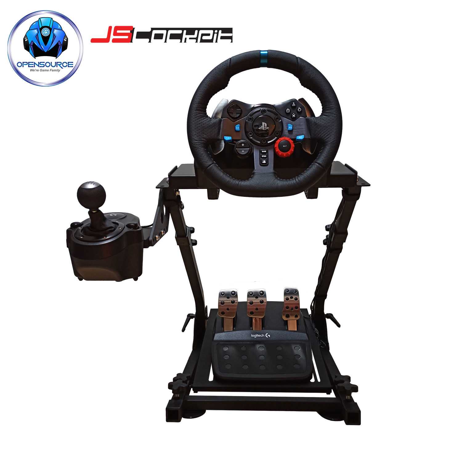 Half-Cockpit by JS-Cockpit โครงเหล็กรูปร่างเหมือนโต๊ะ สำหรับยึดพวงมาลัย ...