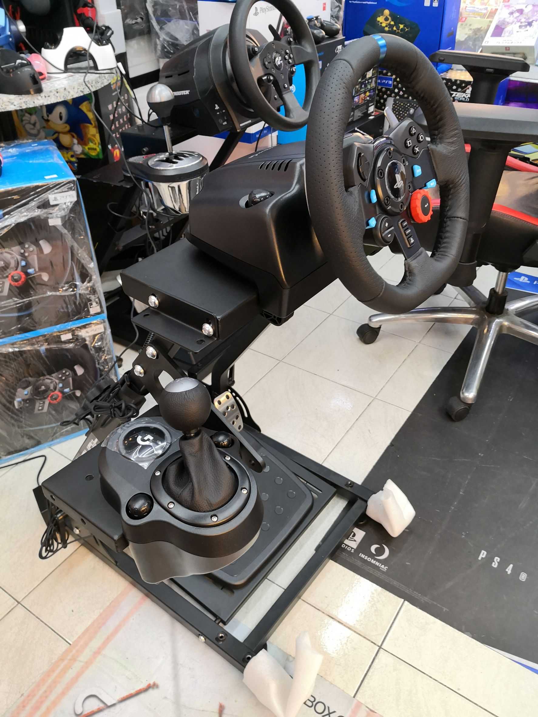 Half-Cockpit by JS-Cockpit โครงเหล็กรูปร่างเหมือนโต๊ะ สำหรับยึดพวงมาลัย ...