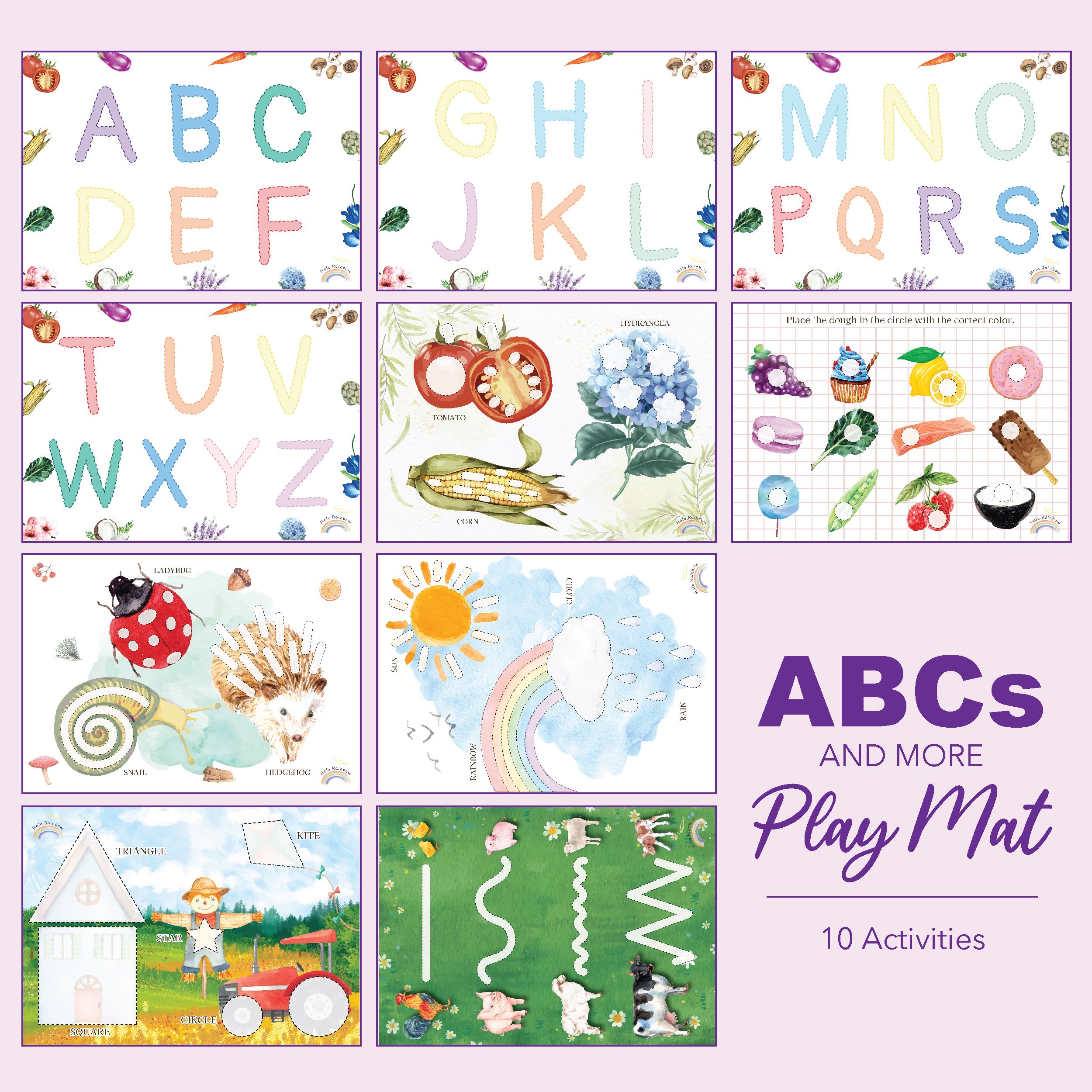 Playdough Mat - ABC and more | LINE SHOPPING