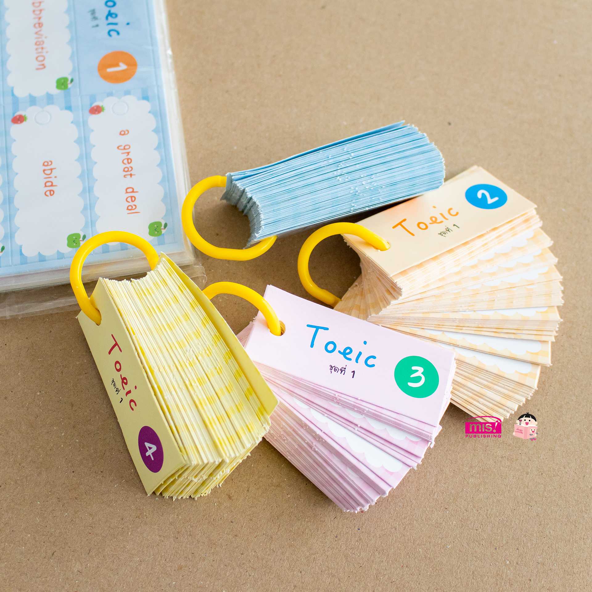 Mini Flashcards Short Note ศัพท์เตรียมสอบ TOEIC ชุดที่ 1 | LINE SHOPPING