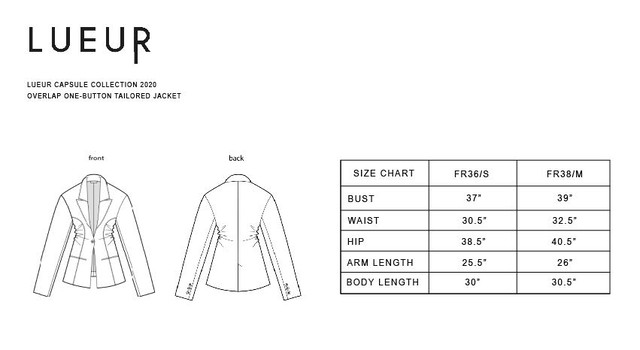 OVERLAP ONE-BUTTON TAILORED JACKET | LINE SHOPPING