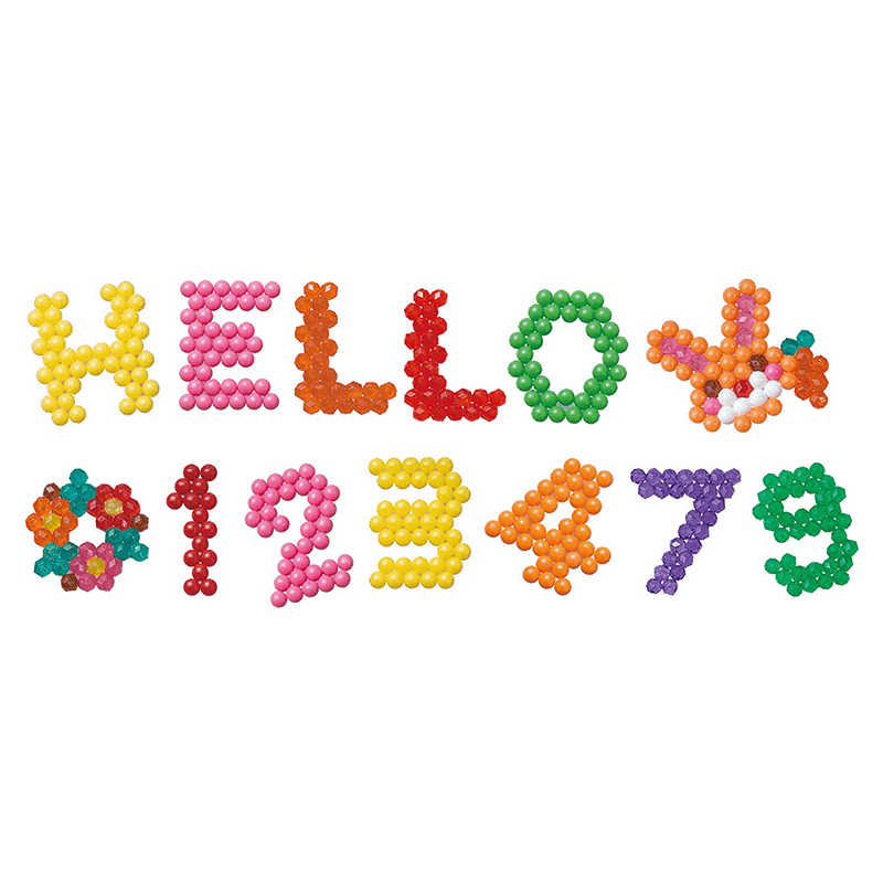 ลูกปัดสเปรย์น้ำ อควาบีท ABC & 123 Template Set / ABC & 123 Template Set ...