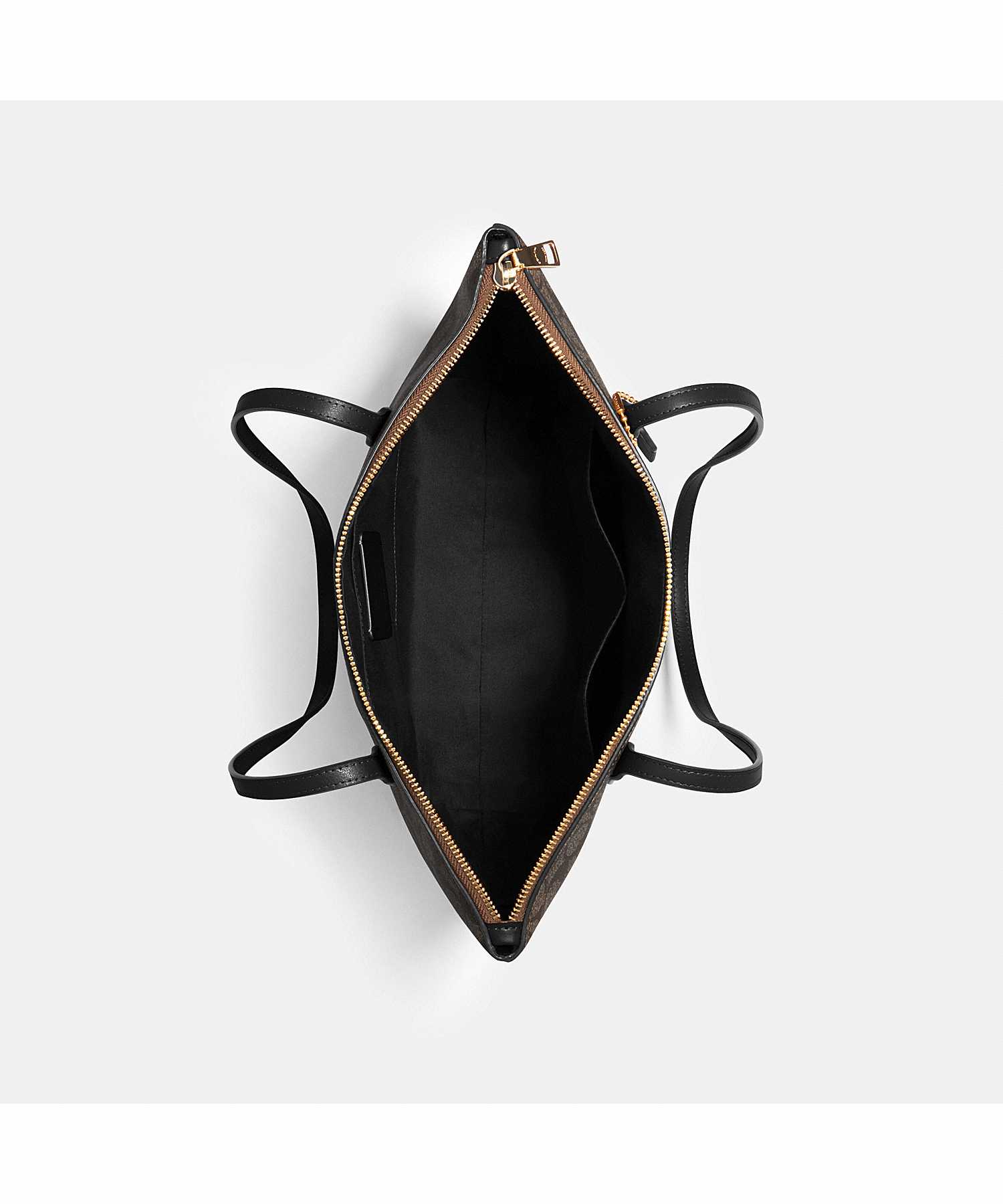 COACH ZIP TOP TOTE IN SIGNATURE CANVAS 4455 IMAA8 | LINE SHOPPING