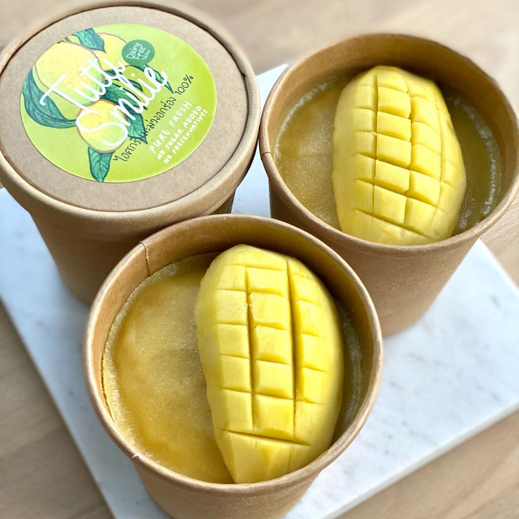 Ok Rong Mango Ice Cream ไอศกรีมมะม่วงอกร่อง (16 Oz) | LINE SHOPPING