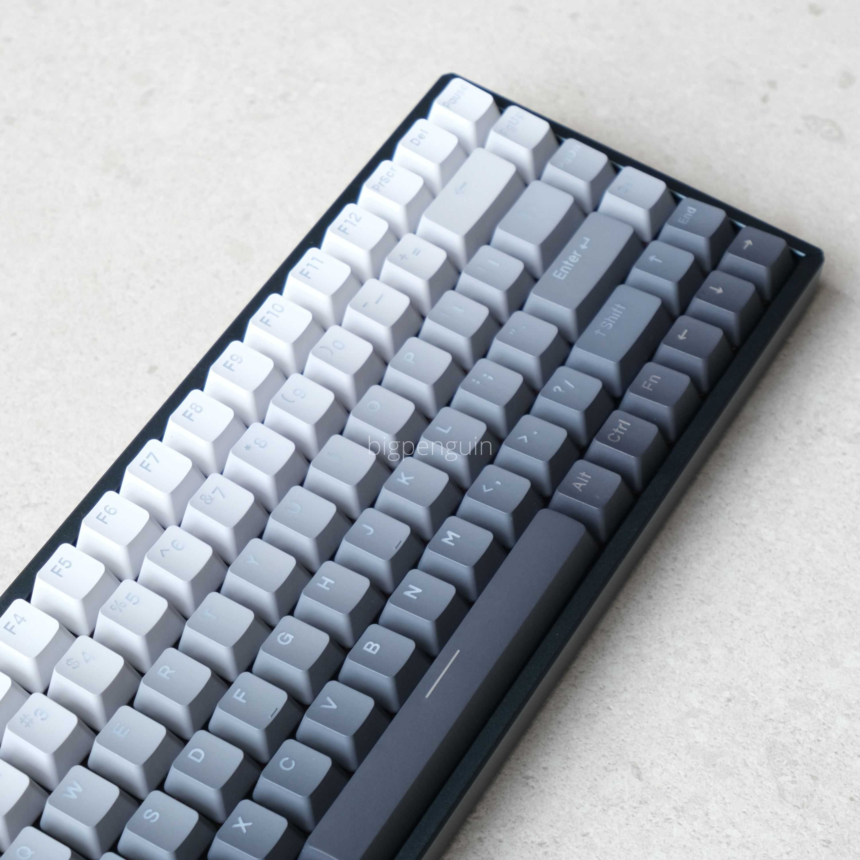 Shadow Gradient Keycap PBT ไฟลอด 123 keys | LINE SHOPPING