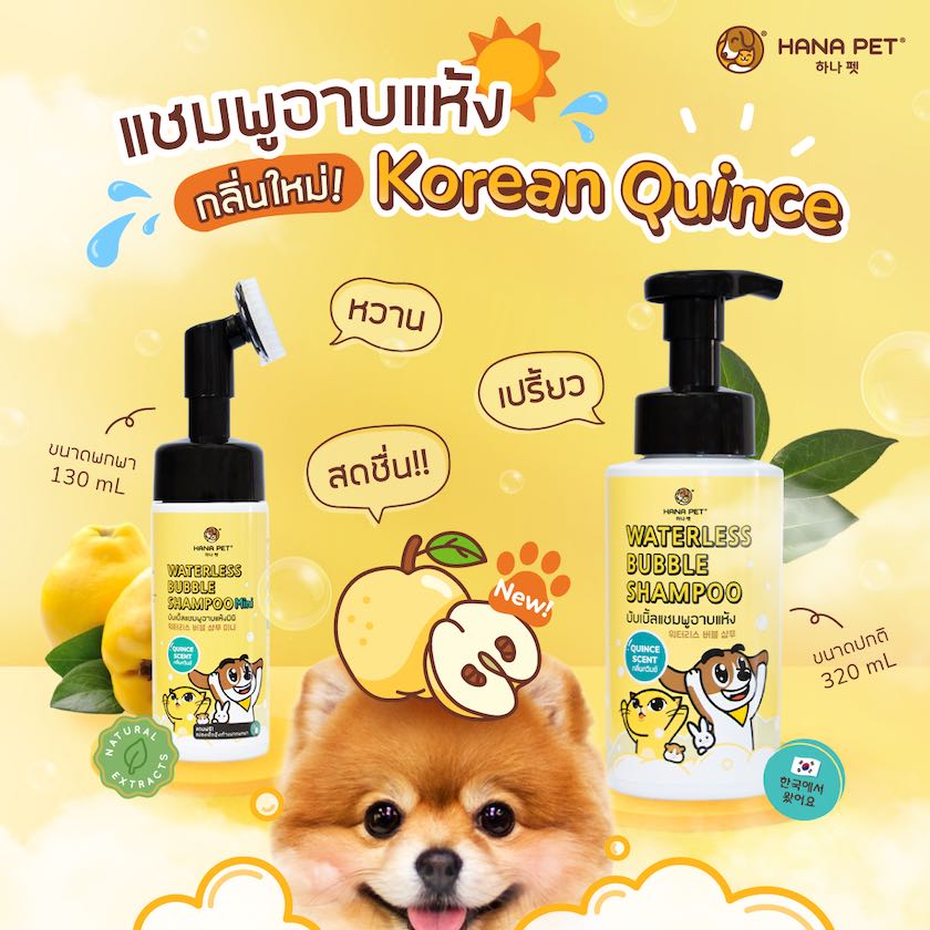 แชมพูอาบแห้งแมว/หมา Hana Pet [กลิ่นแป้งเด็ก] Made in Korea | LINE SHOPPING