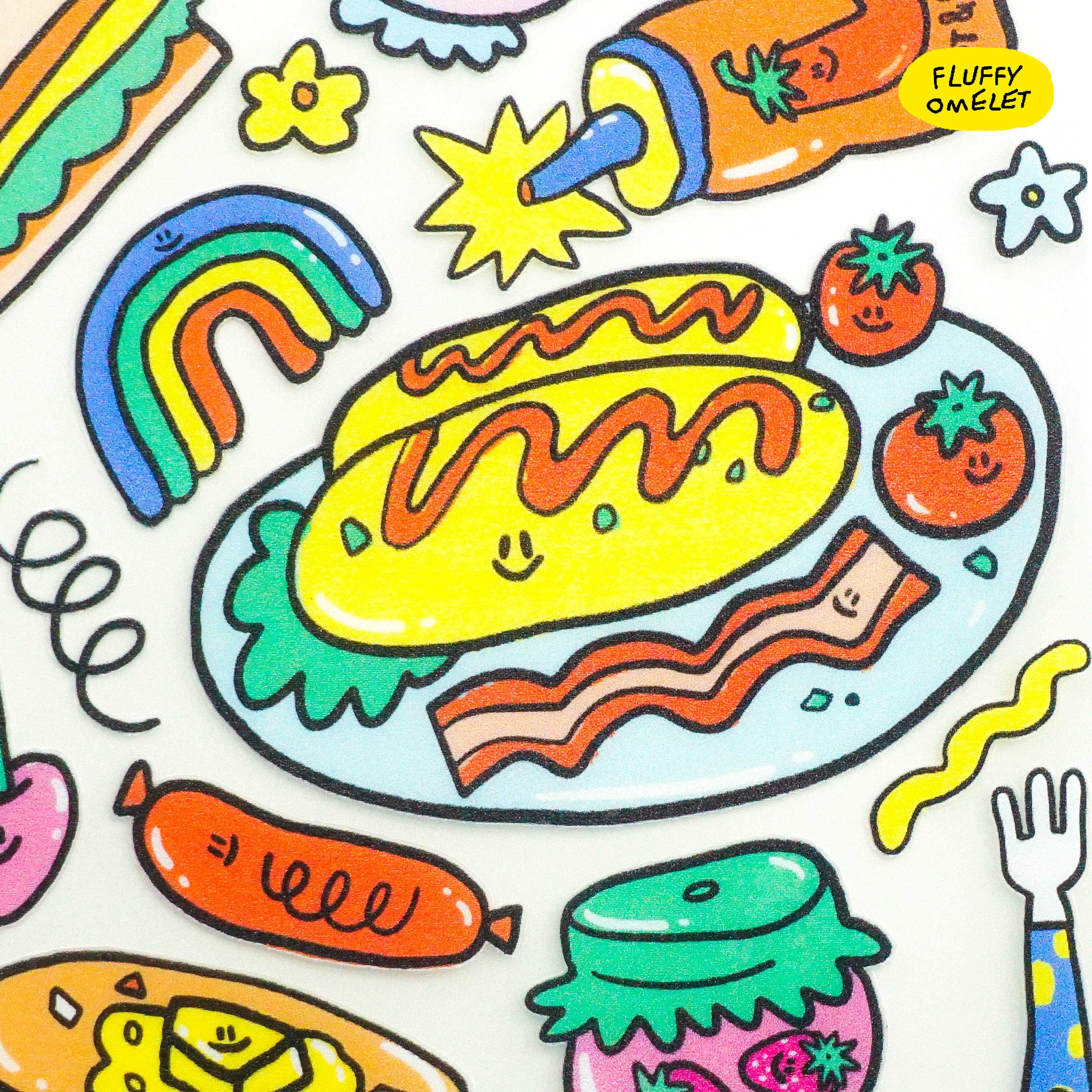 FOODIE STICKER | LINE SHOPPING