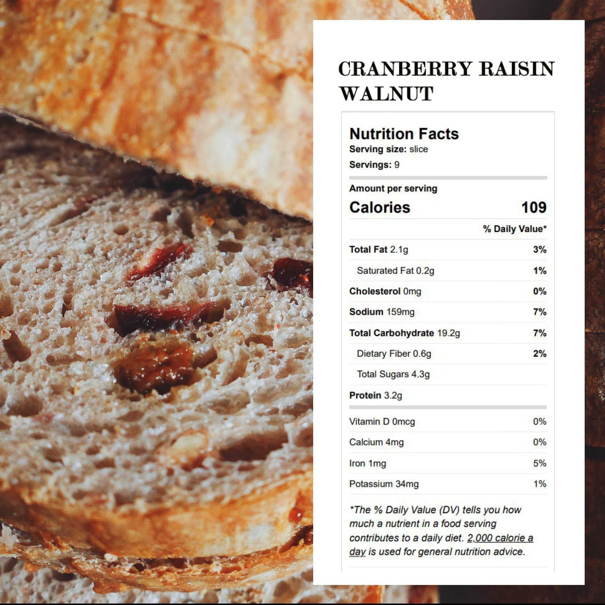 Cranberry raisin walnut hybrid sourdough | LINE SHOPPING