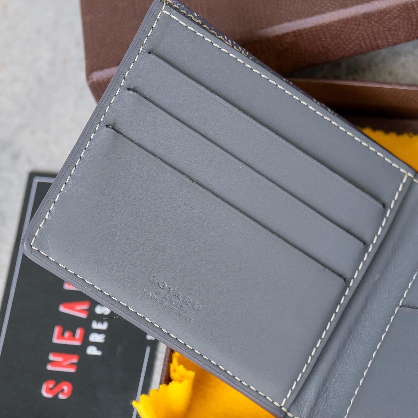Goyard 6 Card Wallet Grey/Yellow | LINE SHOPPING