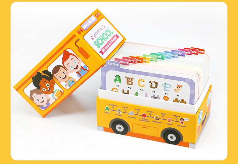 Let go to School Flash card | LINE SHOPPING