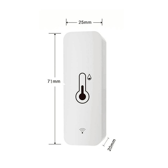 Tuya WiFi Temperature and Humidity Sensor รุ่น TH01 (No Hub) เซ็นเซอร์ ...