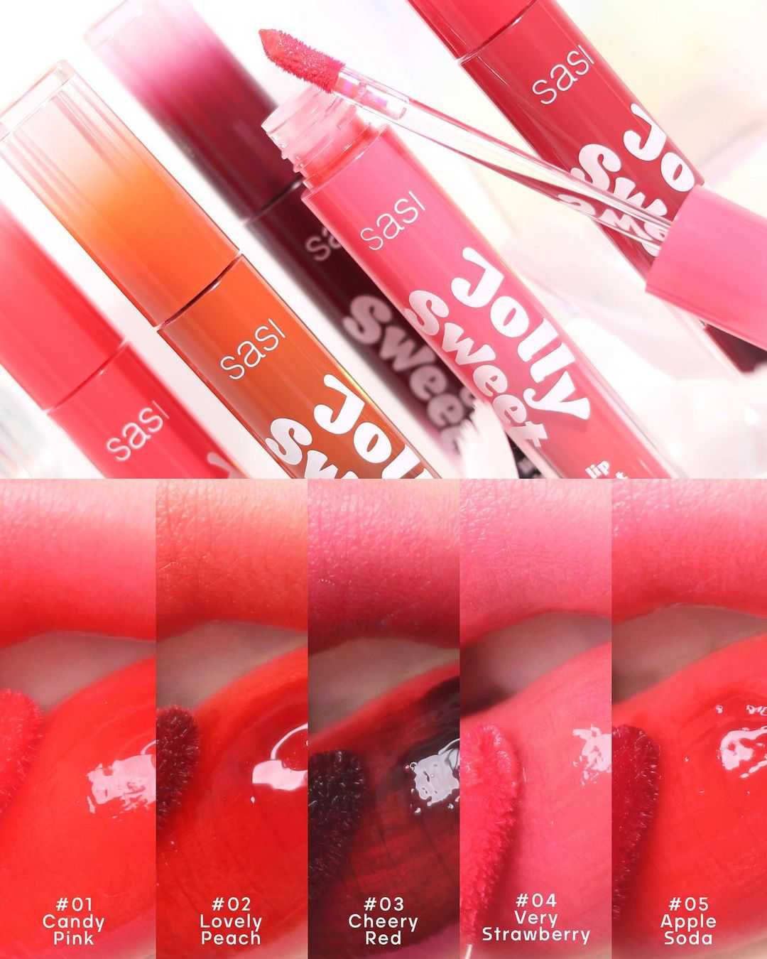 ลิป Sasi Jolly Sweet Lip Tint New ลิปศศิ ศศิ ไม่ติดแมส ทินท์ ทิ้นท์ ศศิ ...