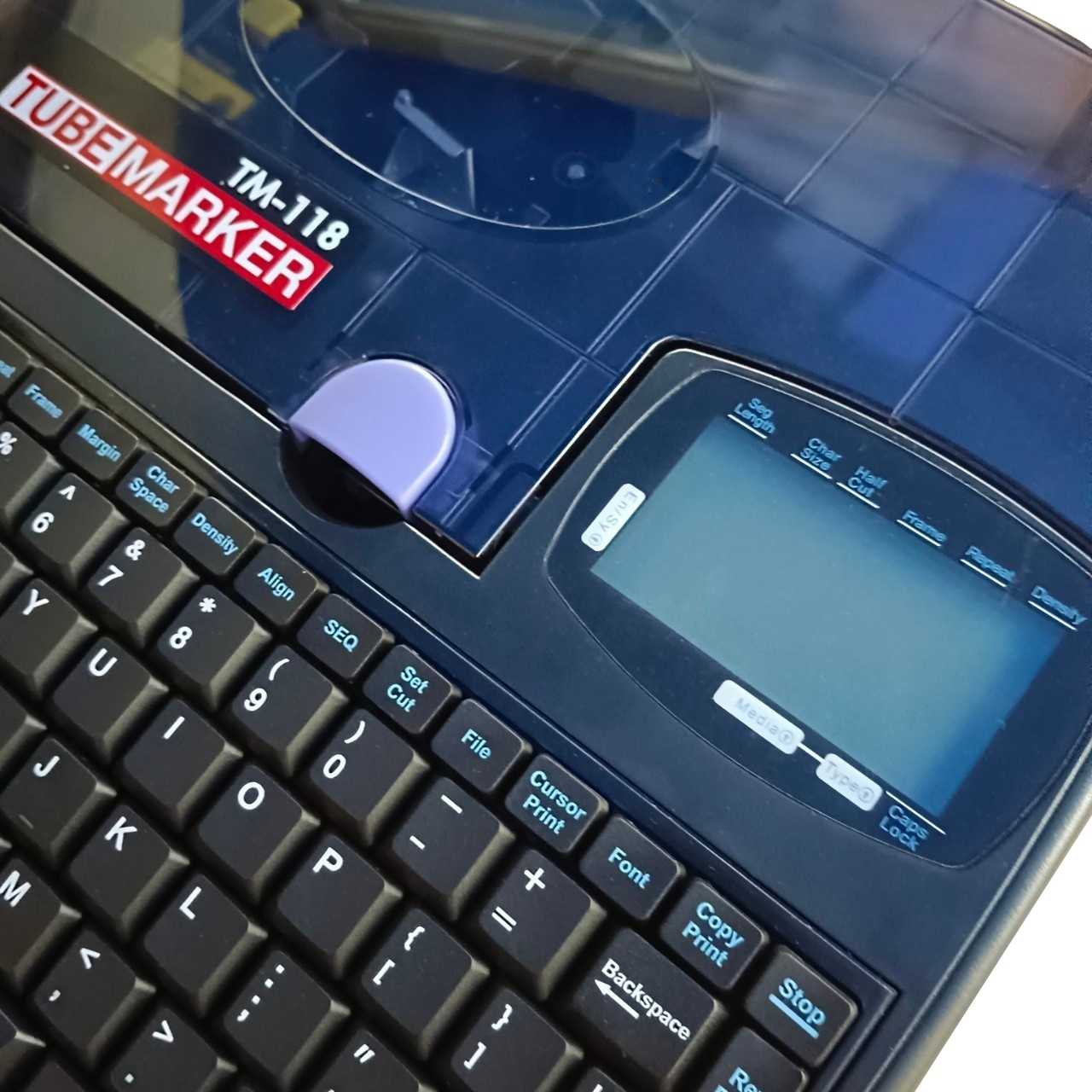 Tube Marker เครื่องพิมพ์ปลอกสายไฟ และสติกเกอร์ TM-118 | LINE SHOPPING