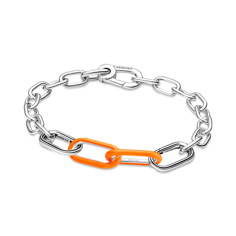 Pandora ME Styling Bright Orange Double Link | LINE SHOPPING