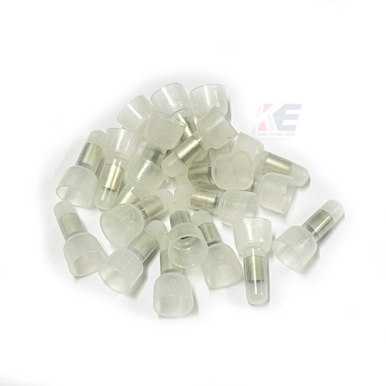 หัวต่อสายหุ้มรูปหมวก หัวต่อสาย แบบใส N1.5 N2.5 Closed-End Connectors (N Type) T-Lug ถุงละ 100 ...