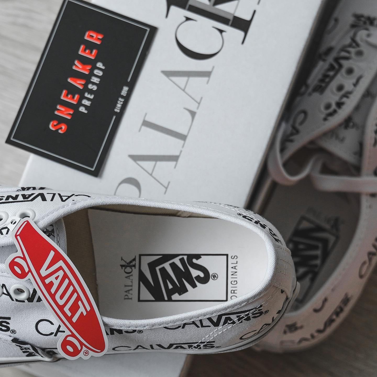 Vans x Palace x Calvin Klein Authentic “Calvans” White | LINE SHOPPING