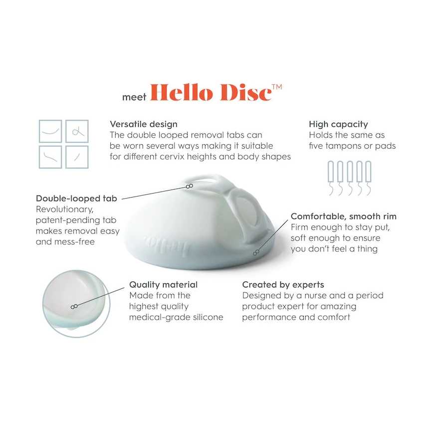 Hello Disc ถ้วยอนามัยทรงดิสก์แบบมีห่วงเกี่ยว ตัวดังจาก Kickstarter ...