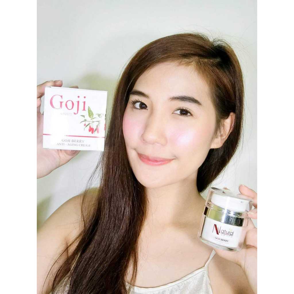 โปรหยุดหน้าแก่ 1 กระปุก Goji Cream ครีมลดริ้วรอยสารสกัดจากธรรมชาติ ...