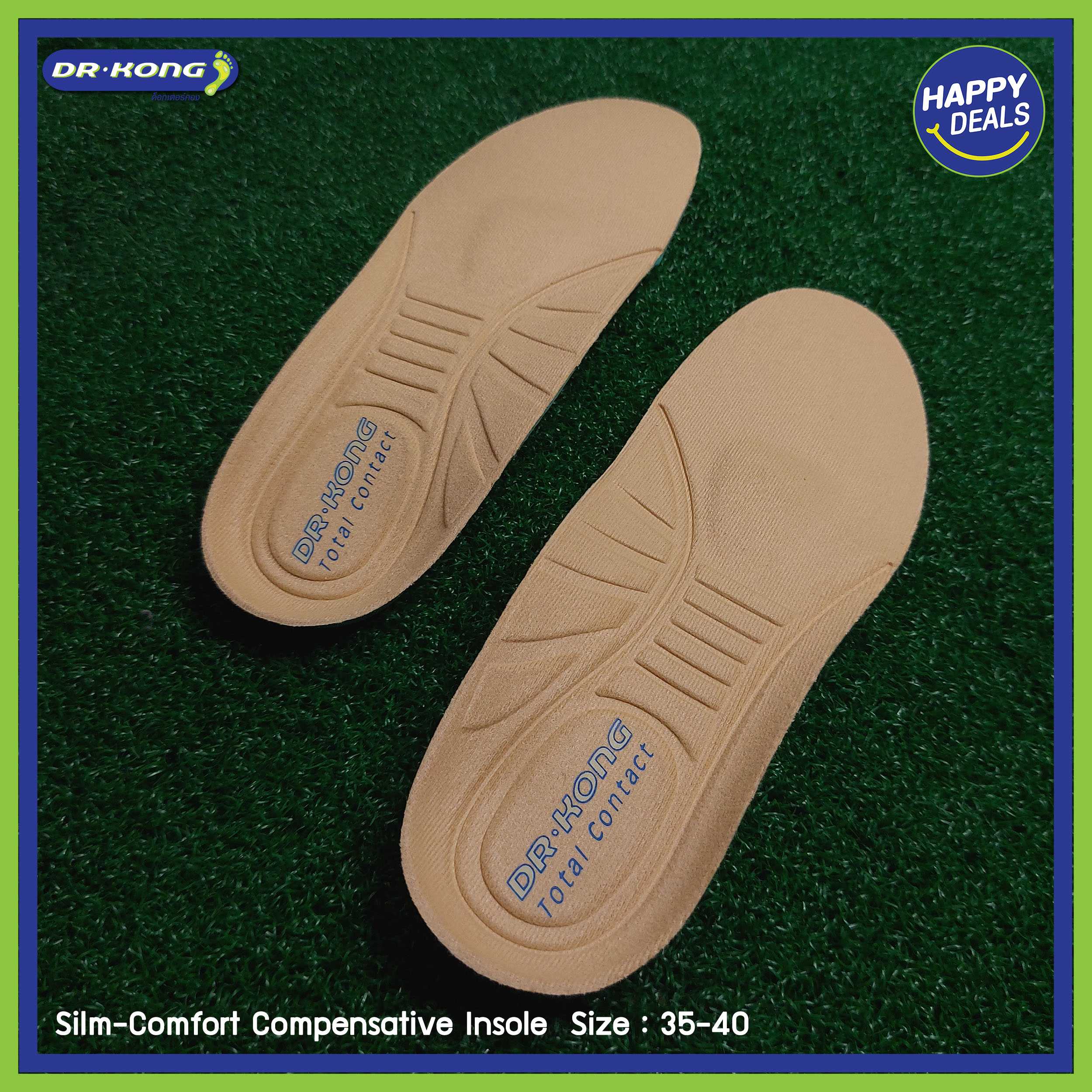 Dr.Kong Prohealthy Compensetive Insole แผ่นรองเท้าสำหรับรองเท้าผู้หญิง ...