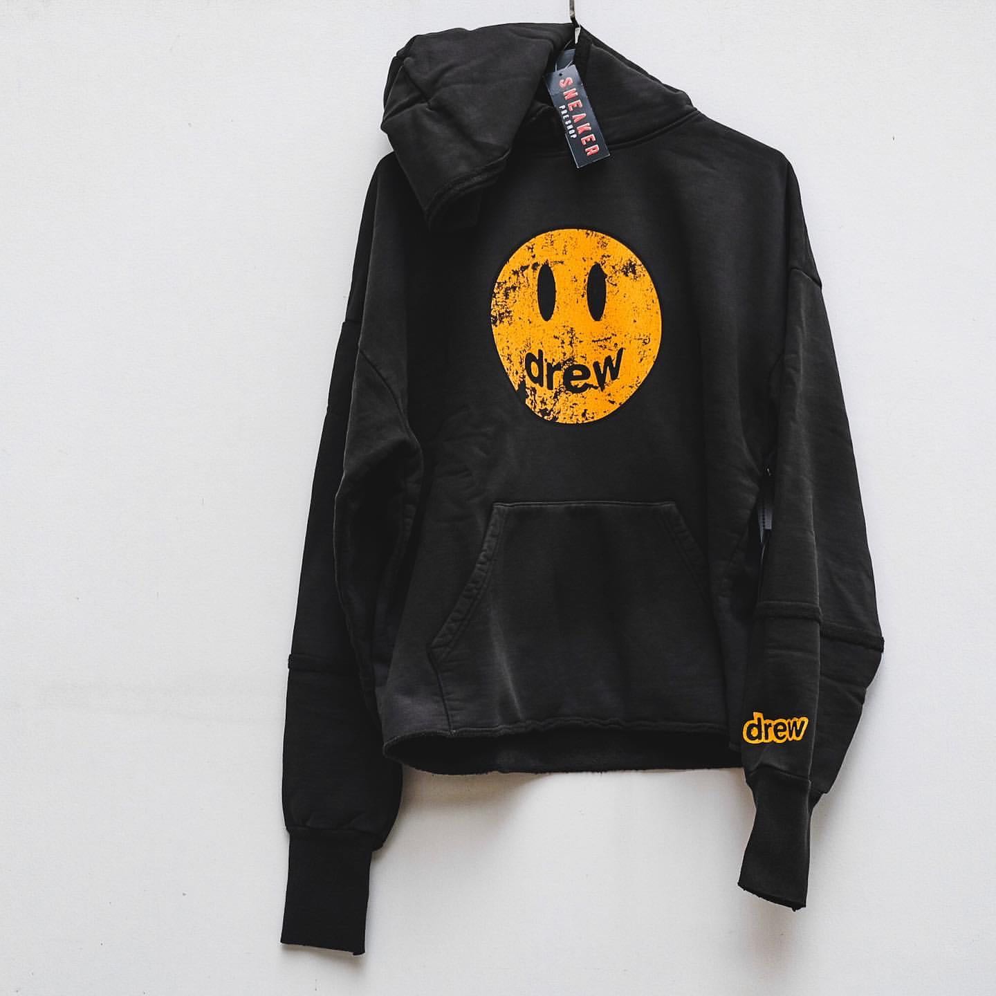 Drew House Mascot Deconstructed Hoodie Faded Black | LINE SHOPPING