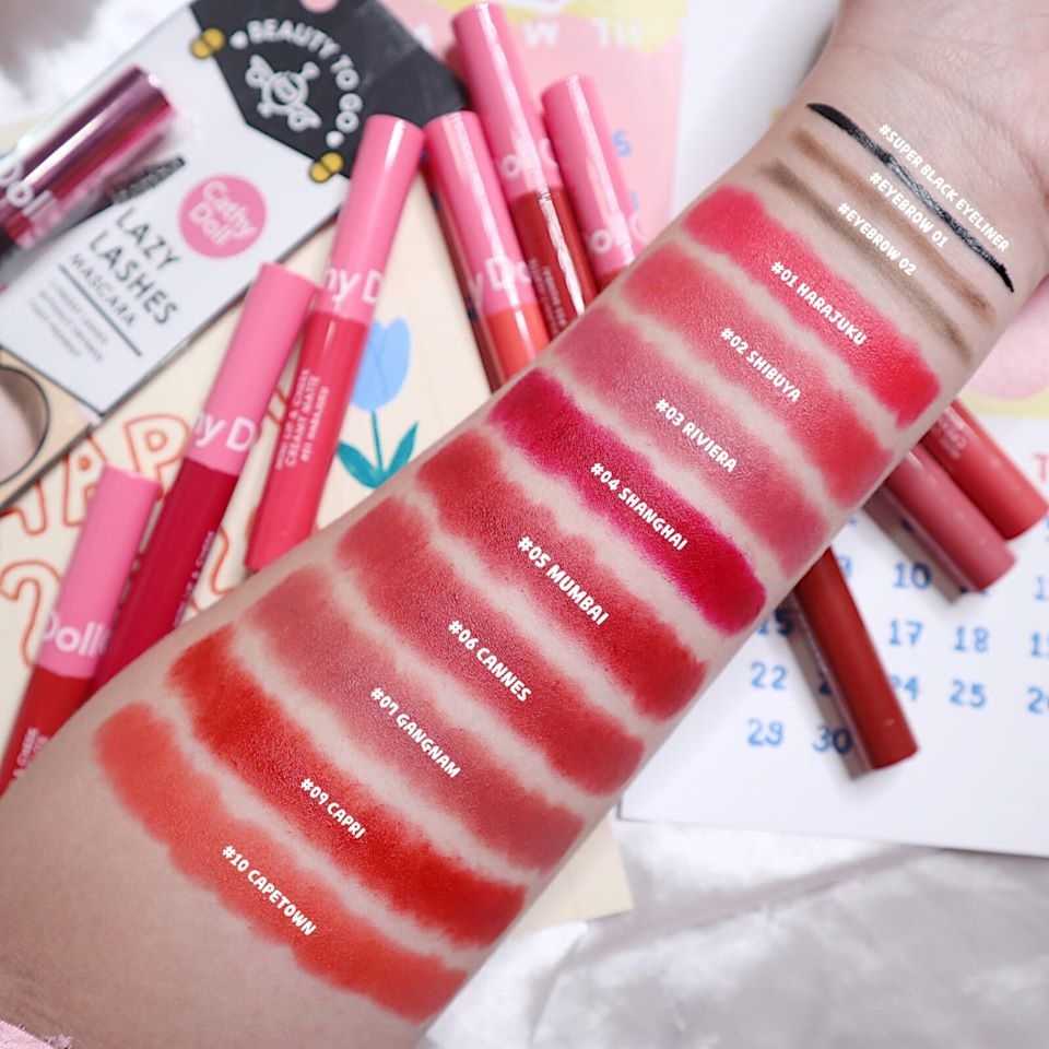 ลิป Cathy Doll Mini Lip&Cheek Creamy Matte Beauty To Go ลิปมินิ ลิปแมท ...