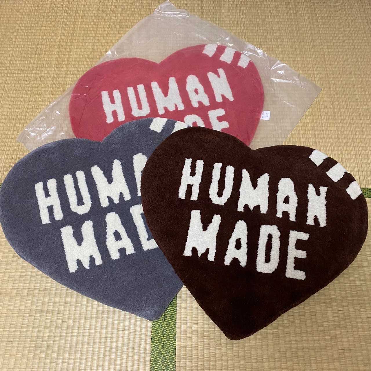 พรมประดับบ้าน HUMAN MADE HEART RUG - SMALL SIZE | LINE SHOPPING