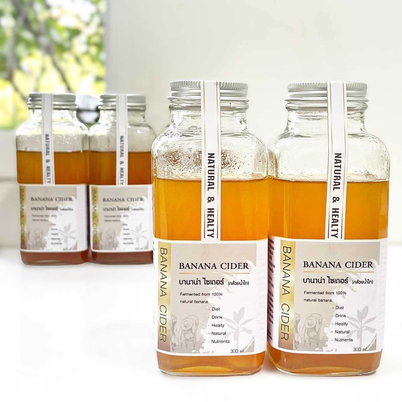 บานาน่า ไซเดอร์ | Banana Cider (กล้วยน้ำไทหมักน้ำผึ้ง) | LINE SHOPPING