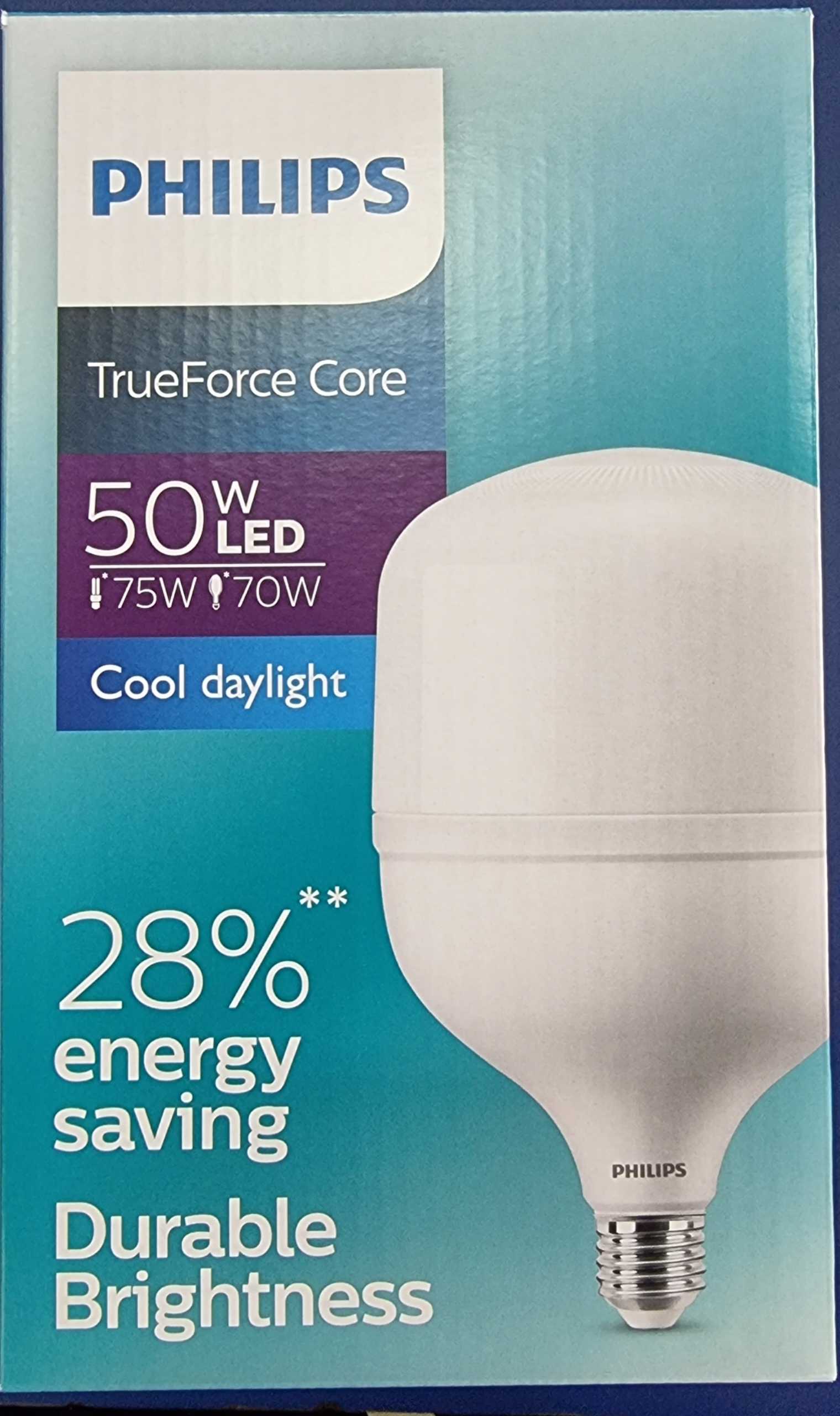หลอดทรงกระบอก Philips TrueForce Core 50w แสงคูลเดย์ไลท์ | LINE SHOPPING