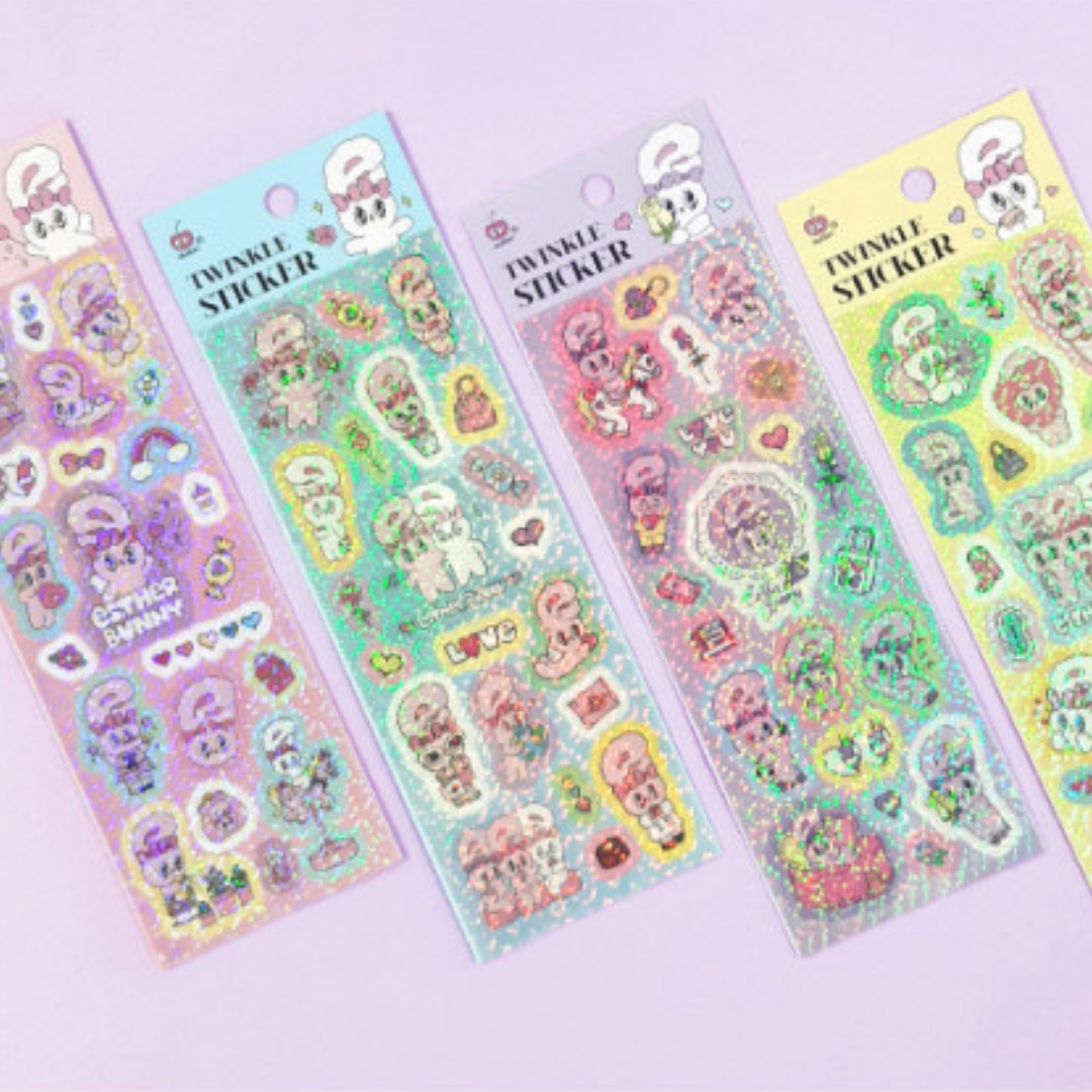 Esther Bunny Twinkle Sticker | LINE SHOPPING