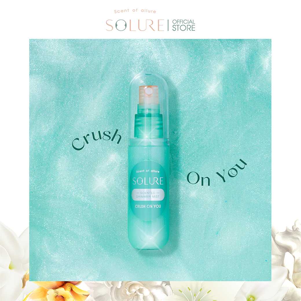 SOLURE SCENTED SHIMMER MIST CRUSH ON YOU + SOLURE CRUSH ON YOU BODY OIL ...