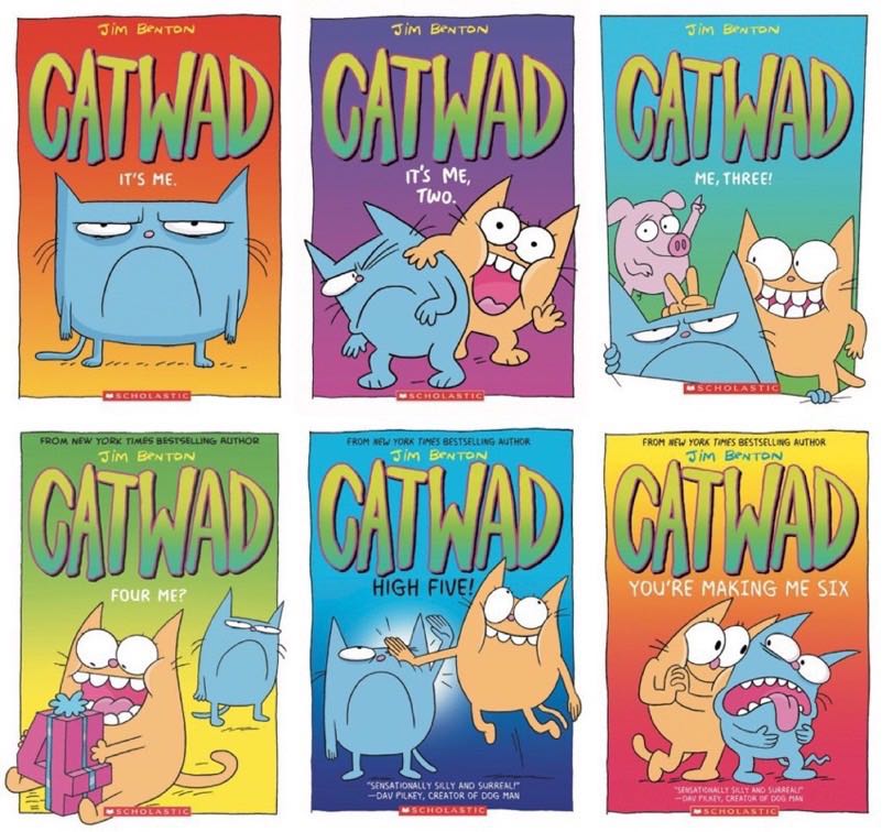 หนังสือการ์ตูนภาษาอังกฤษ สำหรับเด็ก ชุด CATWAD เซต 6 เล่ม | LINE SHOPPING