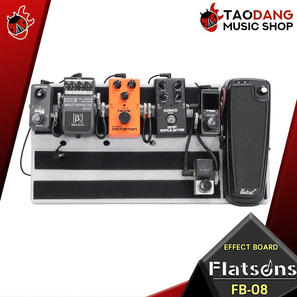 บอร์ดเอฟเฟค Flatsons รุ่น FB-08, FB-09 [ฟรีของแถม] [พร้อมเช็ค QC] [แท้ ...