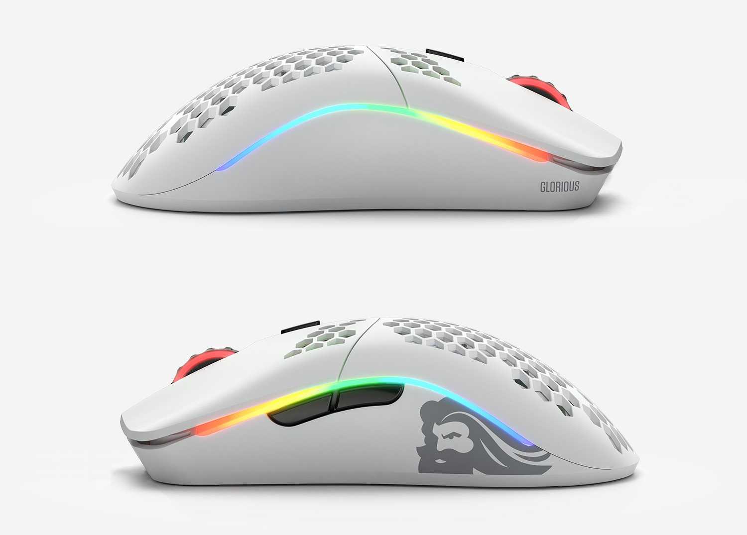 Glorious Model O Wireless Regular Matte Gaming Mouse Black/White | LINE ...