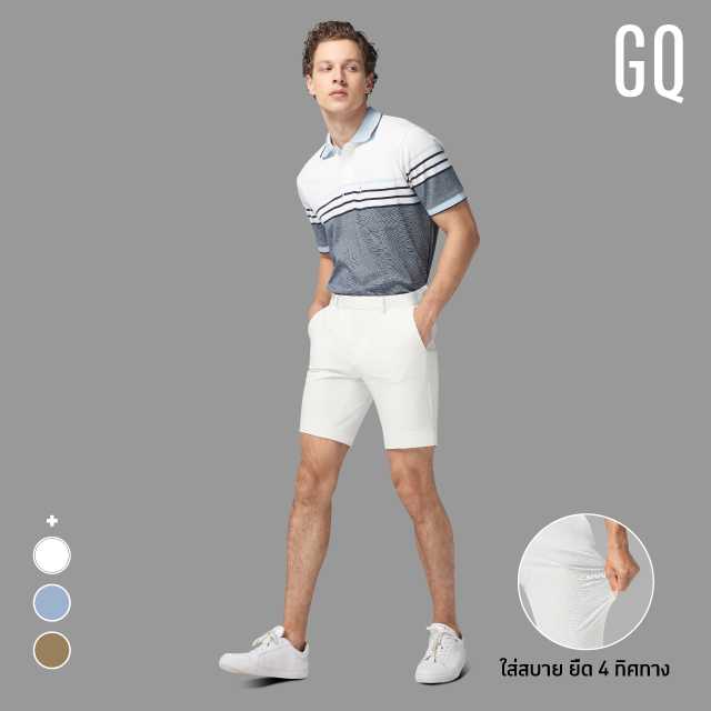 GQ Perfect Chino™ Shorts กางเกงชิโนขาสั้น กางเกงดีดี ผ้ายืดเบาสบาย ...