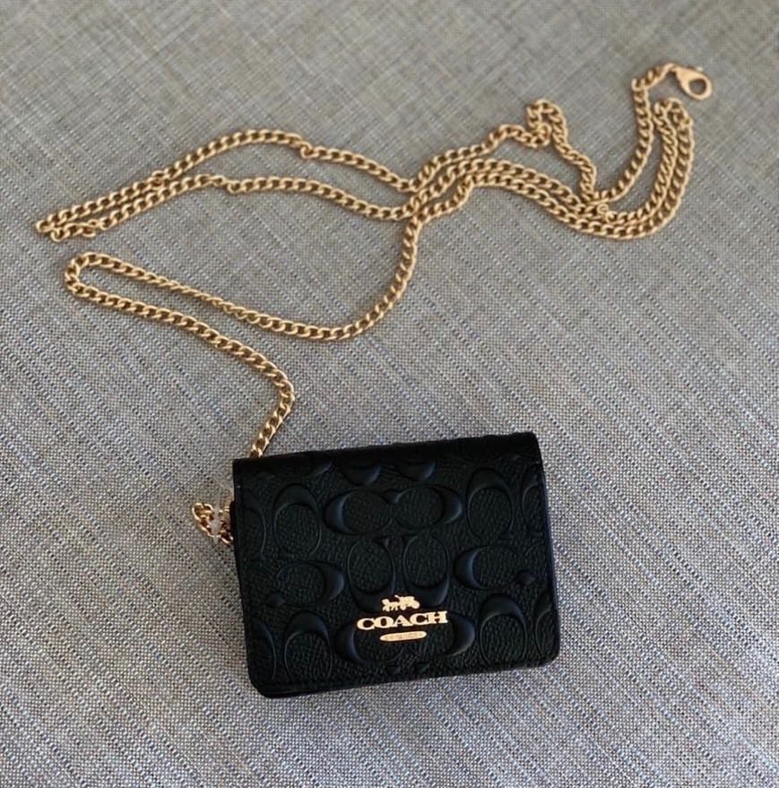 Coach mini wallet on chain | LINE SHOPPING