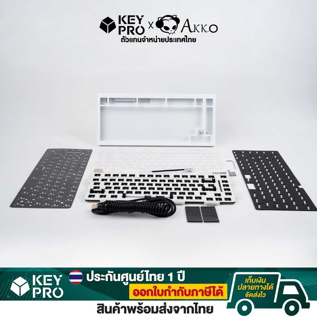 AKKO MOD 006 เคสอลูมิเนียม ขนาด 75% RGB Hotswap Aluminum Gasket Custom ...