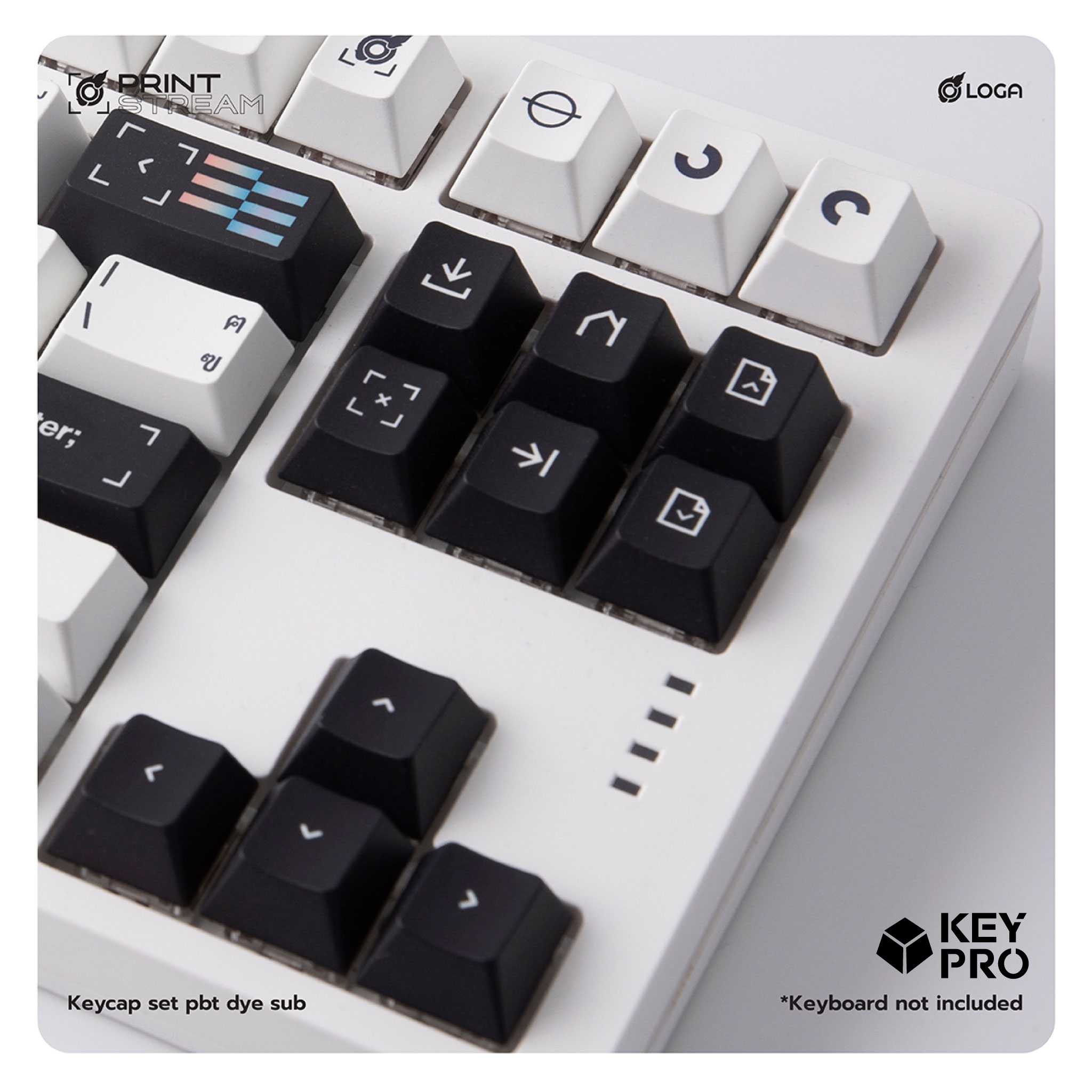 คีย์แคป LOGA Printstream CS:GO Cherry profile คีย์ไทย 140 ปุ่ม Dyesub ...
