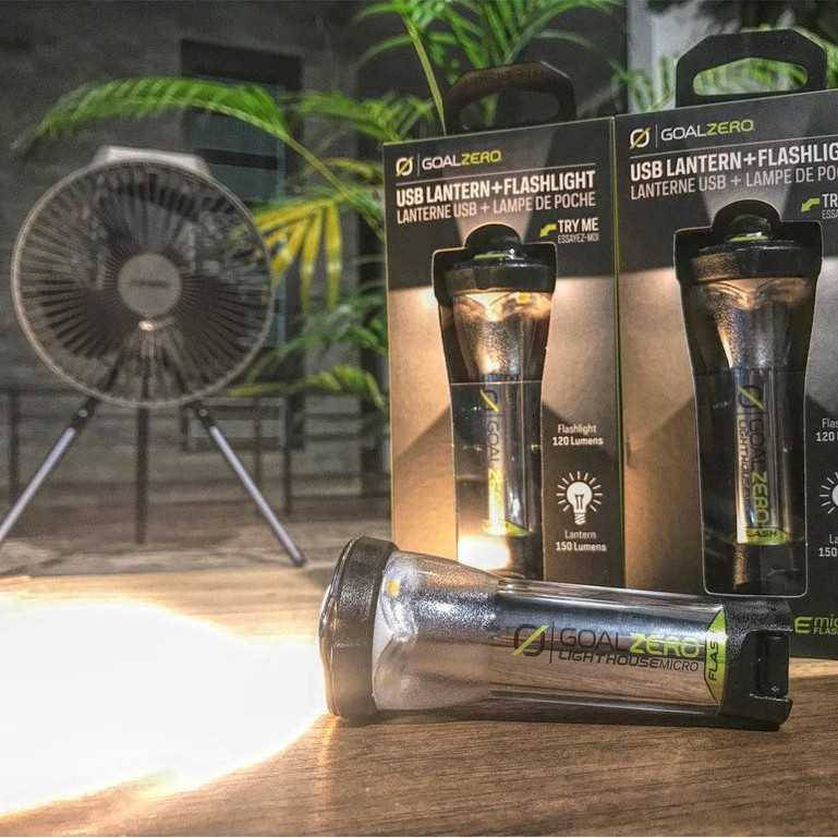 Goal Zero Lighthouse Micro Flash USB Rechargeable Lantern | LINE SHOPPING