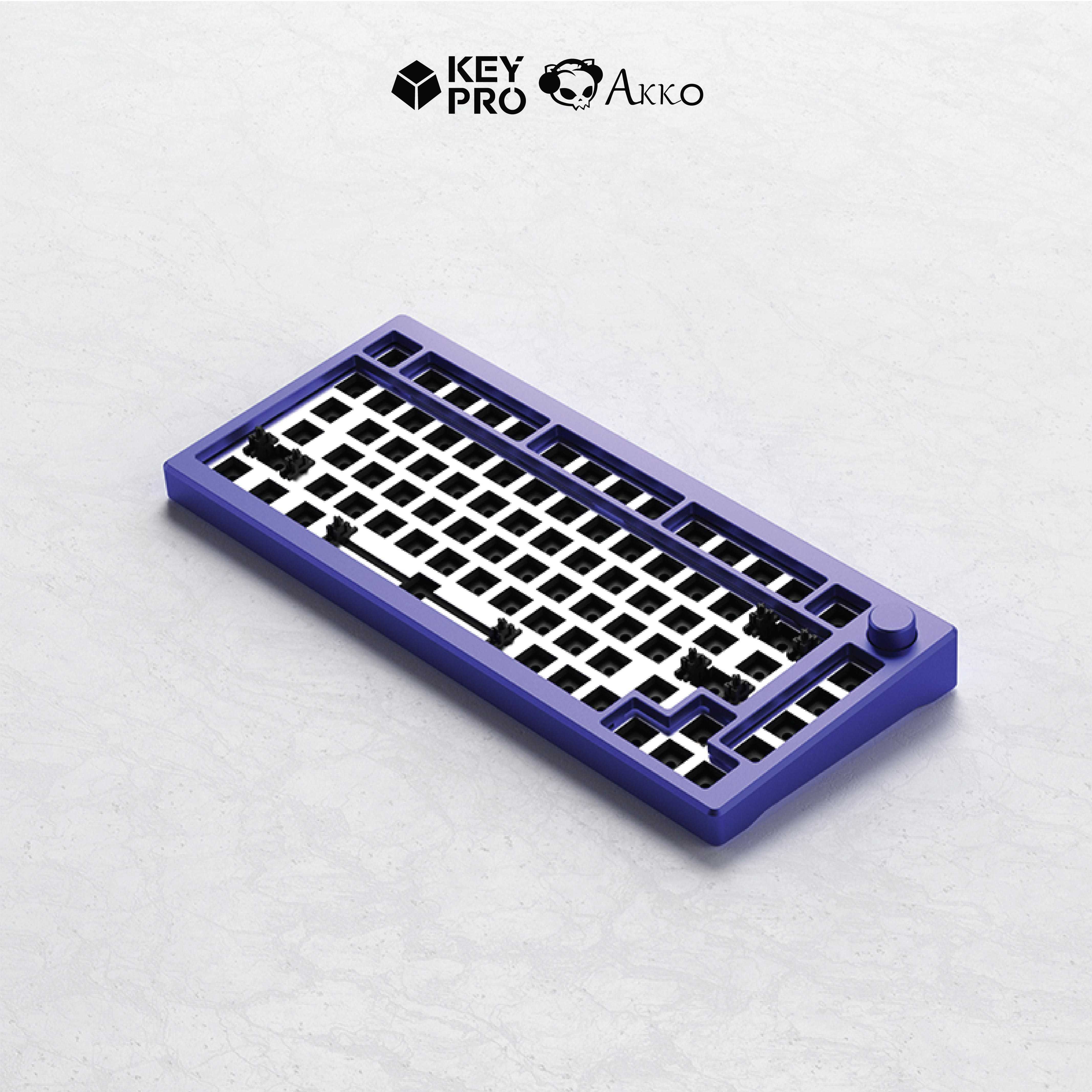 คีย์บอร์ด Akko MOD 007S v2 Space Gray Very Peri 75% South-facing Wired RGB Hotswap | LINE SHOPPING