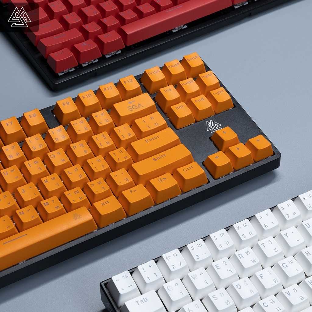 EGA Keycaps TYPE MGKC1 ABS ไฟทะลุทุกตัวอักษร!! มีให้เลือกหลายสี แป้นไทย ...