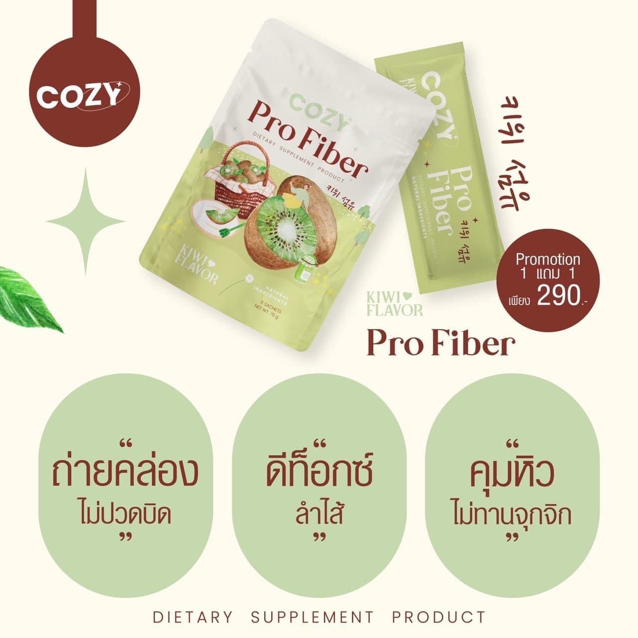 Cozy Pro Fiber (โคซี่ โปรไฟเบอร์ ดีท็อกซ์ลำไส้) | LINE SHOPPING