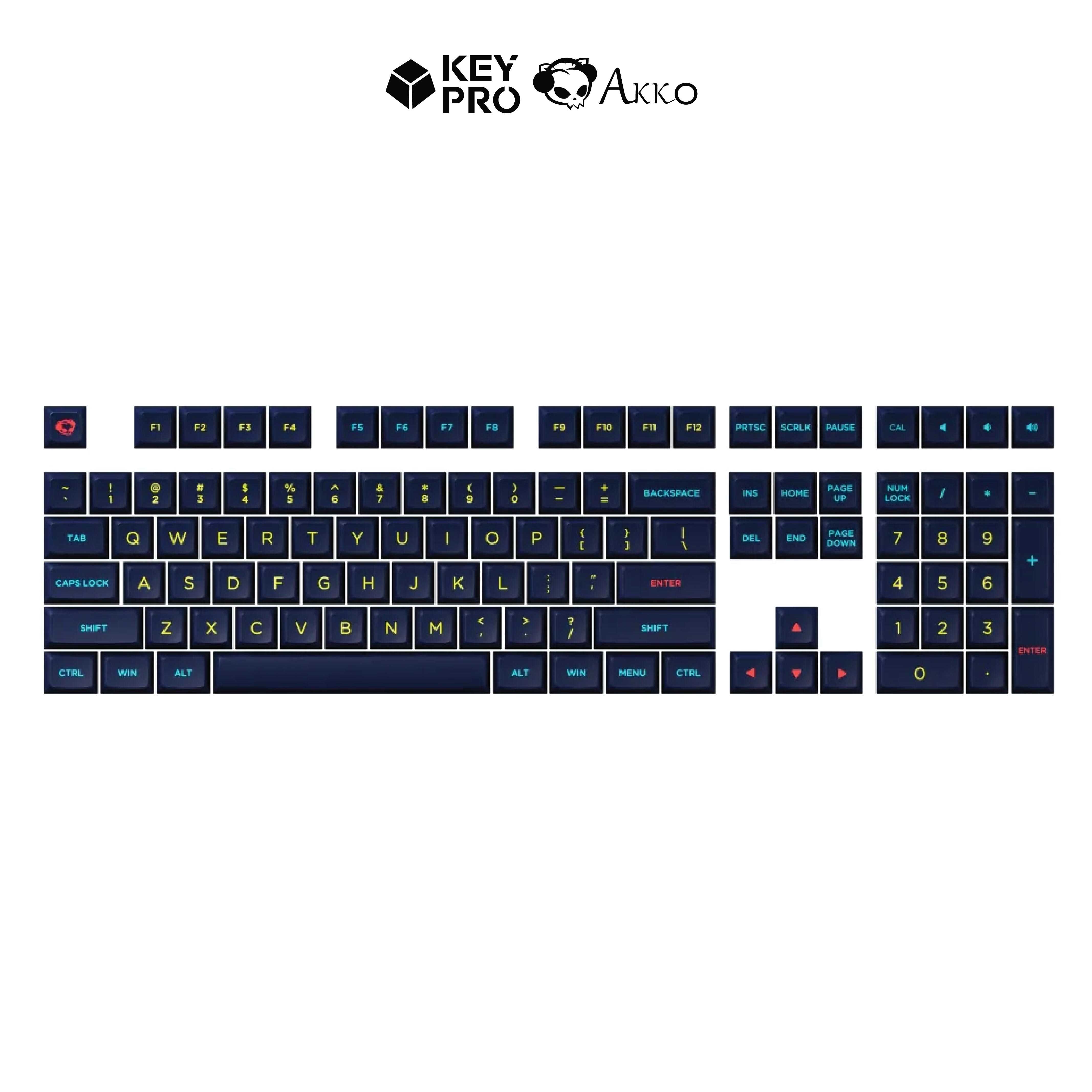คีย์แคป Akko OSA Profile keycaps set - Starry Night 185 ปุ่ม PBT ...