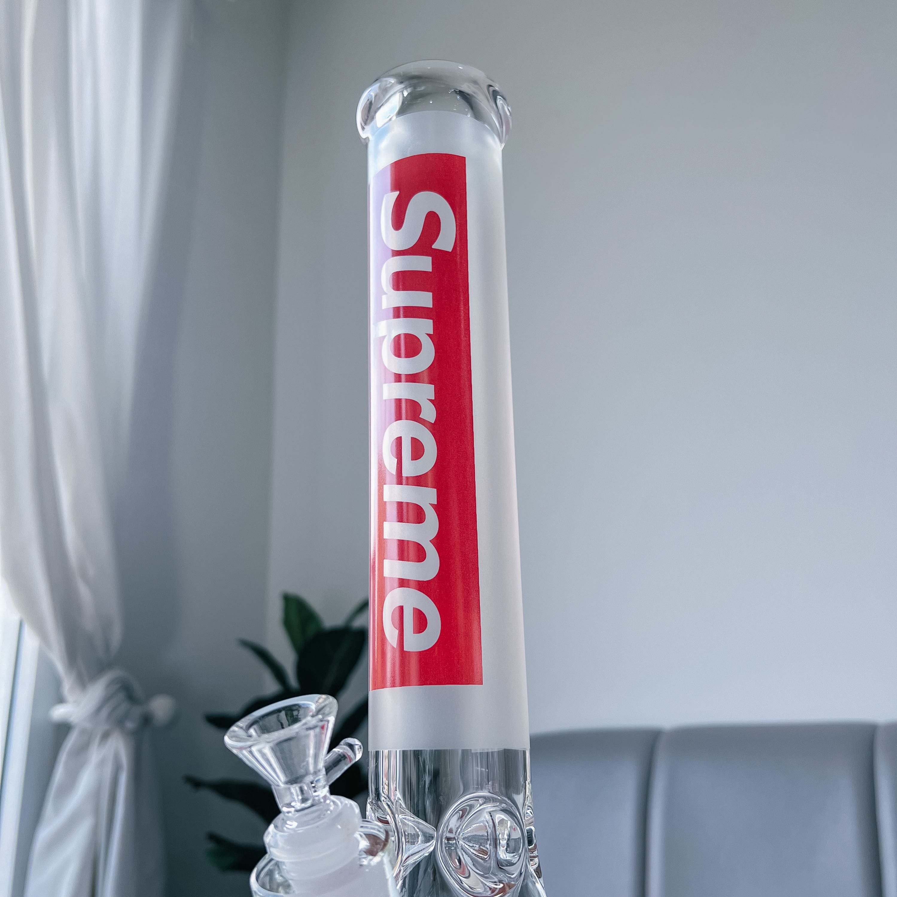 Supreme Beaker Base Ice Bong 9 mm | 40 cm | LINE SHOPPING